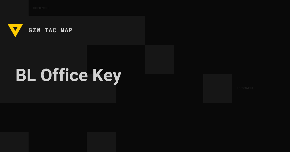 Blue Lagoon Office Storage Key (BL Office) — Gray Zone Warfare | GZW ...