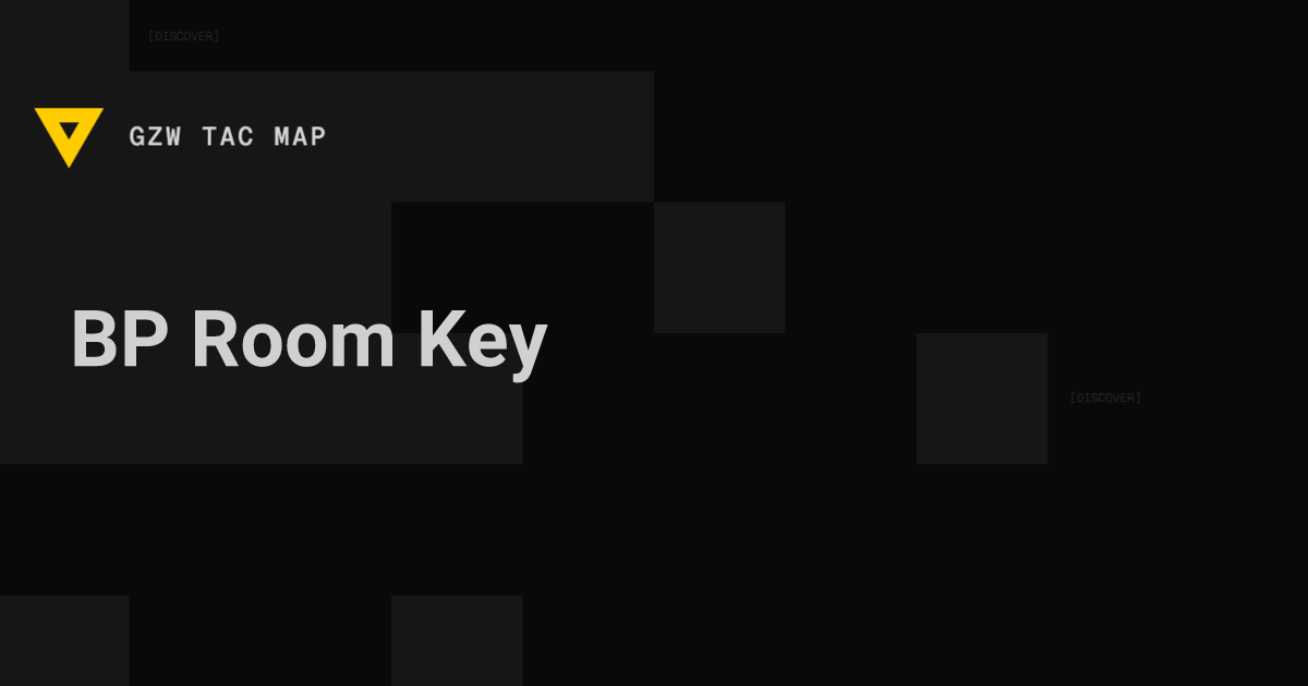 Ban Phouphienge Room Key (BP Room) — Gray Zone Warfare | GZW Tac Map