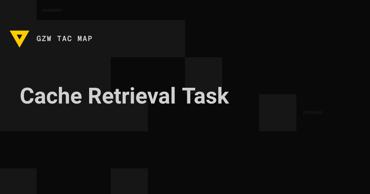 Cache Retrieval (Gunny) — Gray Zone Warfare | GZW Tac Map