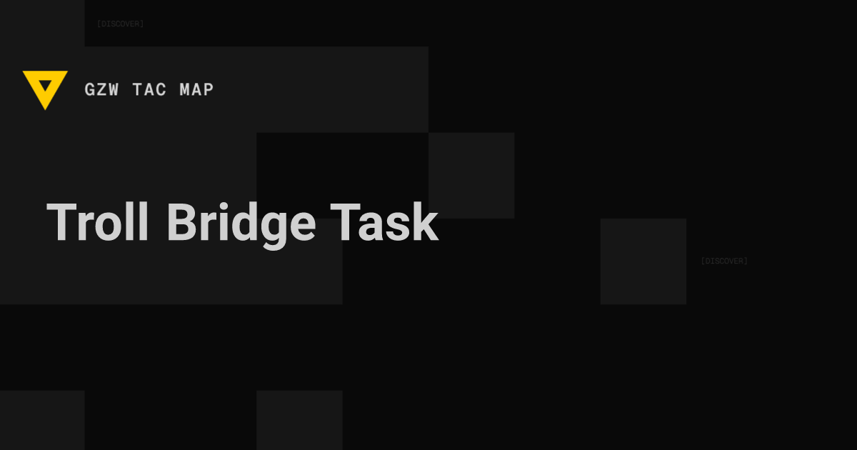 Troll Bridge (Handshake) — Gray Zone Warfare | GZW Tac Map