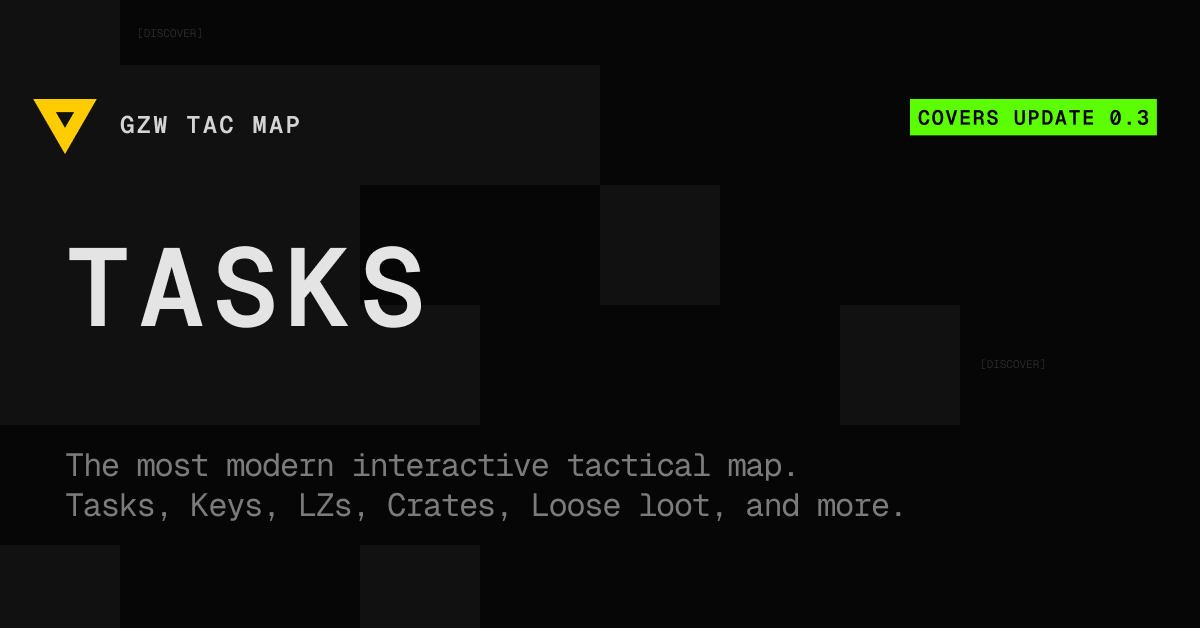 Full Task List & Tracker — Gray Zone Warfare | GZW Tac Map